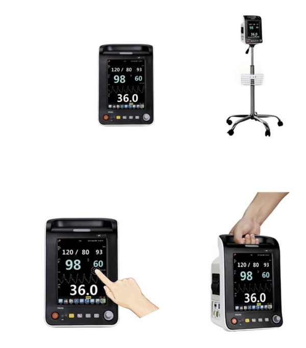 Vital Sign Monitor, Ear temp +Trolley PAVO – Backbone Medical