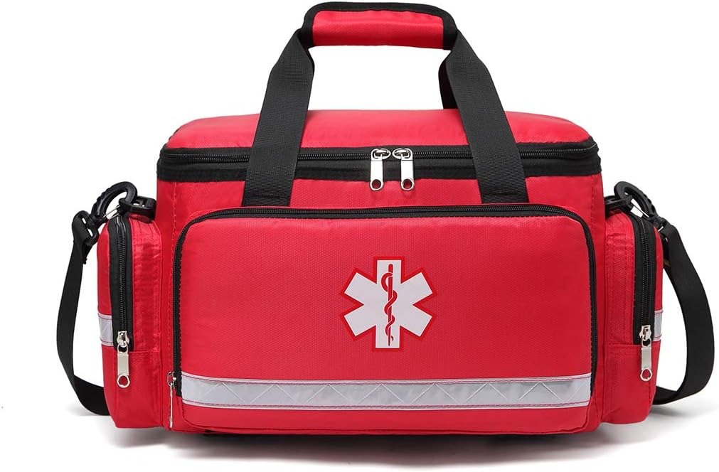 First Aid Bag – Red (Small) – Backbone Medical